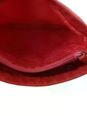 Prada Enamel Triangle Logo Handbag