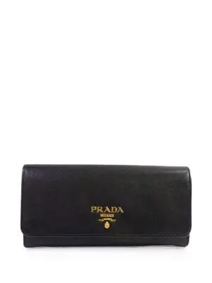 Prada Leather Wallet - Black