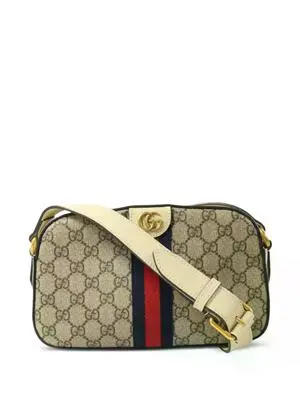 Gucci Ophidia Monogram Shoulder Bag - Neutrals