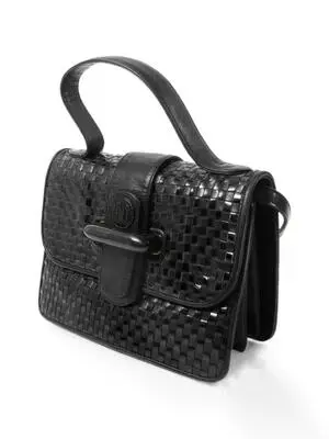 Fendi Woven Leather Tote Bag