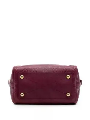 LOUIS VUITTON Monogram Empreinte Speedy Bandouliere 25 Satchel - Red