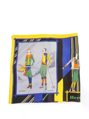 Hermès Aux Sports D'hiver Scarf