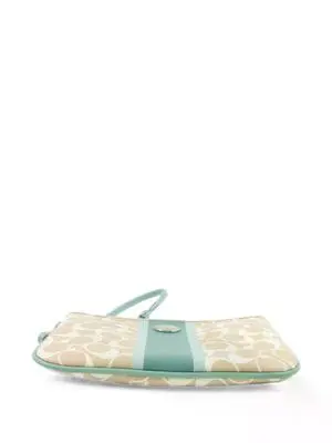 COACH VINTAGE Signature Monogram Pouch - Neutrals