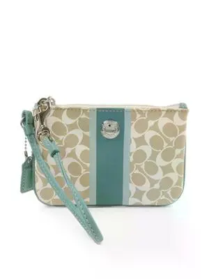 COACH VINTAGE Signature Monogram Pouch