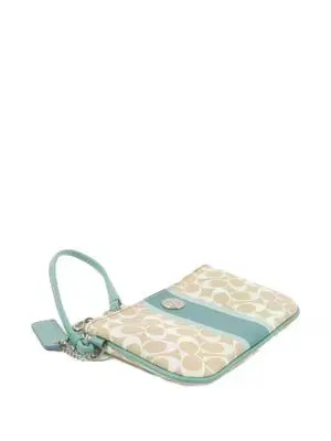 COACH VINTAGE Signature Monogram Pouch