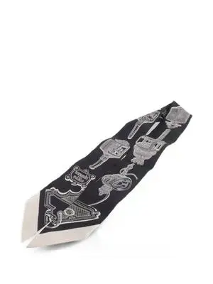 Hermès Merveilleuses Lanternes" Twilly Scarf