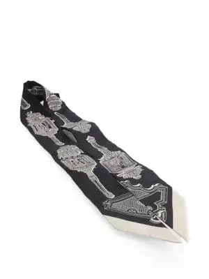 Hermès Merveilleuses Lanternes" Twilly Scarf
