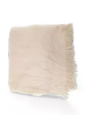 Hermès Fringed Scarf - Neutrals