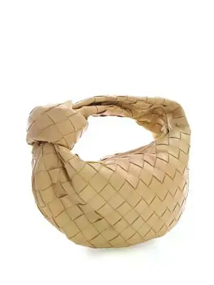 Bottega Veneta Mini Nappa Intrecciato Jodie Hobo Bag - Neutrals