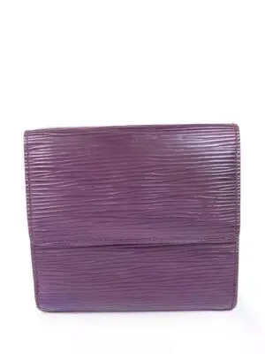 LOUIS VUITTON Epi~leather Wallet - Purple