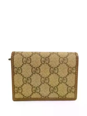 Gucci Horsebit 1955 Gg Wallet - Neutrals