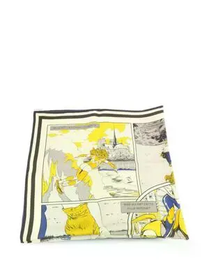 Hermès Wow 90 Double-face Scarf