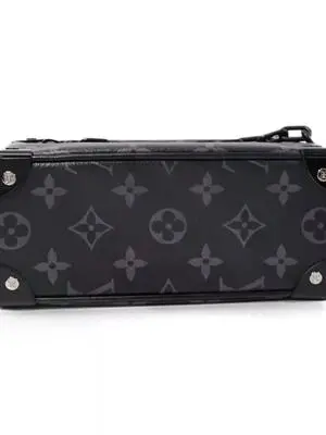 LOUIS VUITTON Mini Soft Trunk Monogram Eclipse Shoulder Bag