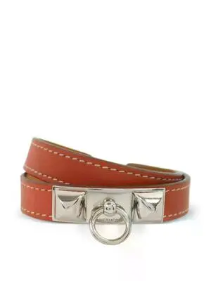 Hermès Rive D'arcane Double Tour Bracelet - Silver