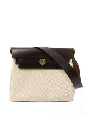 Hermès Mini Herbag Shoulder Bag - Neutrals
