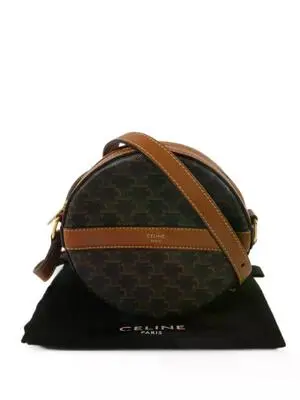 Celine Triomphe Round Shoulder Bag