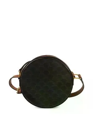 Celine Triomphe Round Shoulder Bag - Brown