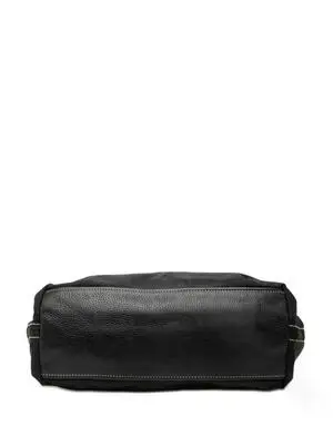 Prada Vitello Trimmed Tessuto Tote Bag