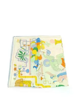 Hermès Graphic-print Scarf