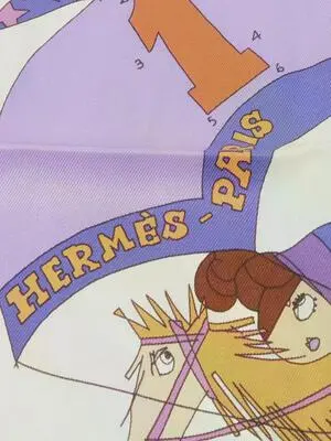 Hermès Un Amour De Cheval Silk Scarf