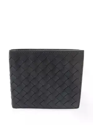 Bottega Veneta Intrecciato Bifold Wallet - Black
