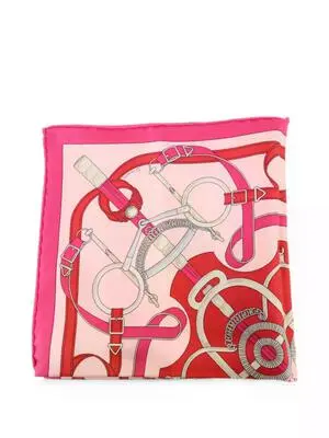 Hermès Equestrian-print Scarf
