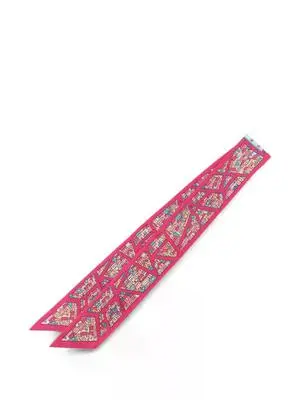 Hermès Twilly Graphic-print Scarf