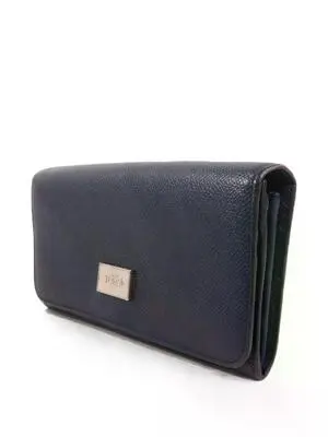 TOD'S Logo-plaque Leather Long Wallet