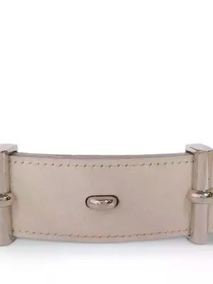 Hermès Epsom Leather Belt With Silver-tone Hardware