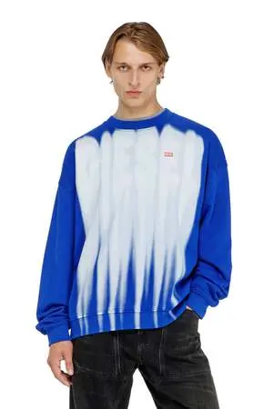 DIESEL® Cotton Sweatshirt With Graphic Print - Multicolor