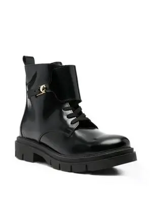 SERGIO MORETTI FIRENZE Buckle-strap Ankle Boots