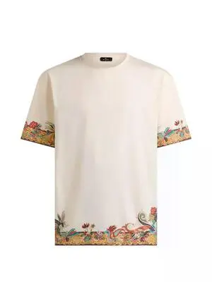 Etro Embroidered T-shirts For Men
