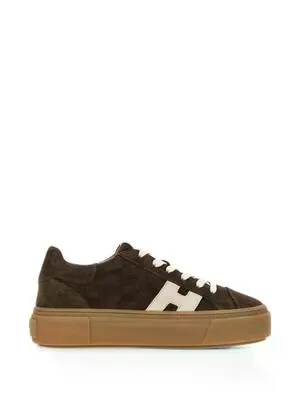 Hogan Crosswind Suede Sneakers - Brown
