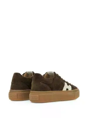 Hogan Crosswind Suede Sneakers - Brown