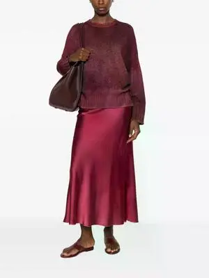 Avant Toi Faded Effect Ribbed Knit Sweater
