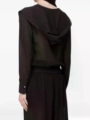 Pinko Shirred Hem Wrap Top
