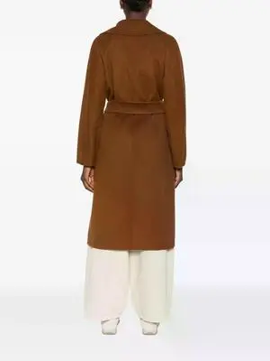 Max Mara Belted Notch-lapel Coat - Brown