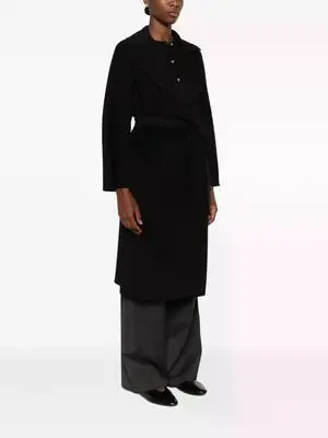Max Mara Belted Wide-lapel Coat