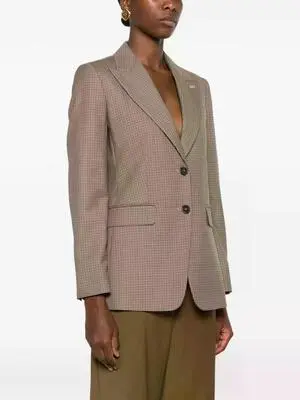 Max Mara Caro Houndstooth Tailored Jacket