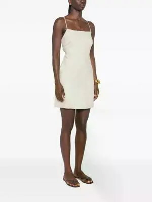 Enza Costa Square Neck Mini Dress