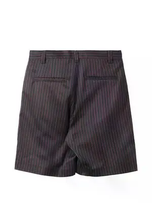 WINNIE N.Y.C Pinstripe Pleated Shorts