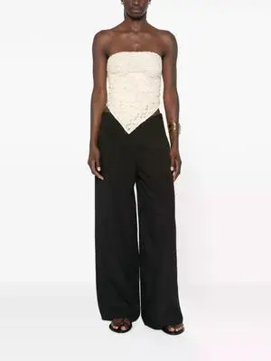 SIR. Beatrice Pleated Wide-leg Trousers - Black