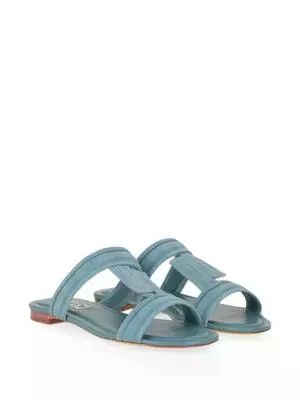 TOD'S Suede T-bar Sandals