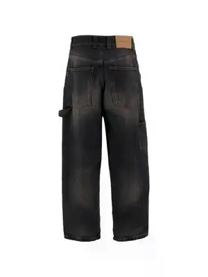 HAIKURE Washed-finish Straight-leg Jeans