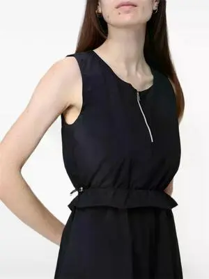 COLMAR Sleeveless Drawstring Midi Dress