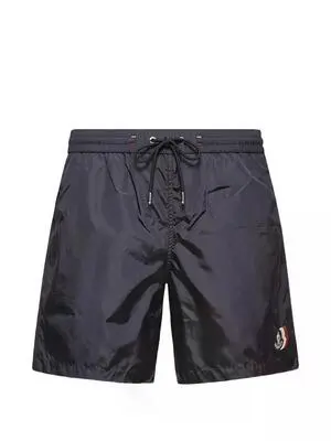 Moncler Logo-patch Drawstring Swim Shorts