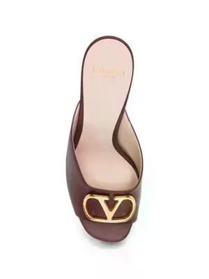 Valentino Garavani Leather Open Toe Stiletto Sandals