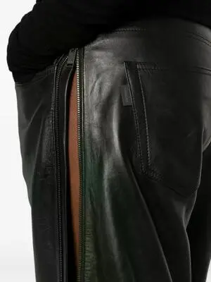 HAIKURE Leather Trousers With Belt Loops