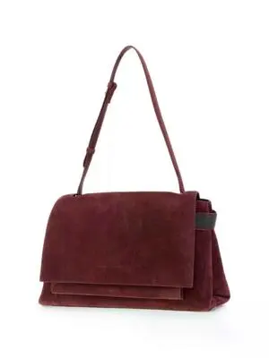 Brunello Cucinelli Monili Embellished Shoulder Bag - Red
