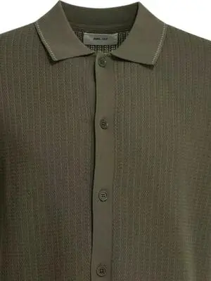 Nn07 Nalo Textured-knit Button-up Shirt